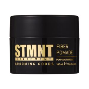 stmnt grooming goods fiber pomade, 3.38 oz | semi-matte finish | strong control | easy to wash out