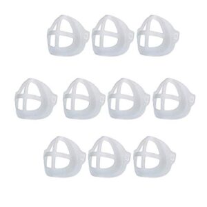 3d bracket, inner support bracket , lipstick protection stand- mouth and nose protection lipstick increase breathing space help breathe smoothly (10pack)