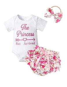 von kilizo baby girl clothes the princess has arrived romper