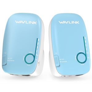 wavlink mesh wifi system (2-pack), up to 3000 sq.ft., dual-band gigabit mesh wifi extenders, wall-mounted smart whole home wi-fi routers with snooze light, built in 4 antennas.