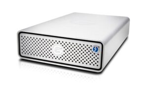 g-technology 18tb g-drive with thunderbolt 3 and usb-c desktop external hard drive, silver - 0g10804-1