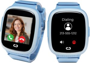 new 4g edition - kids smart watch (blue) for boys girls (age 3 years +) - touch-screen smartwatch with sim card – remote monitoring/video call/gps tracker - ready out of the box