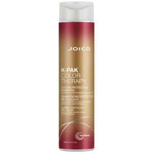 joico k-pak color therapy color-protecting shampoo | for color-treated hair | boost shine | improve elasticity | repair breakage | rebuild damaged hair | with keratin & argan oil | 10.1 fl oz