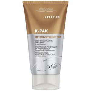 joico k-pak reconstructor deep-penetrating treatment | for damaged hair | repair & strengthen strands | rebuild & fortify damaged hair | improve elasticity | with keratin & arginine | 5.1 fl oz