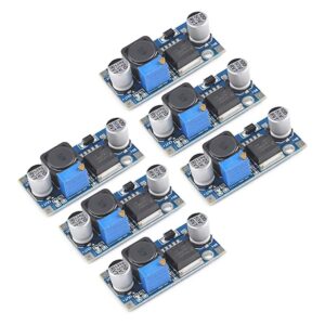 queta 6 pieces lm2596s dc to dc buck converter step down voltage regulator power module 3.2-40v to 1.25-35v 3a high efficiency dc voltage stabilizer volt transformer lm2596 dc-dc buck converter