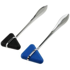 e-outstanding taylor hammer 2pcs 18mm taylor tomahawk reflex hammer with black/blue head for neurological examination