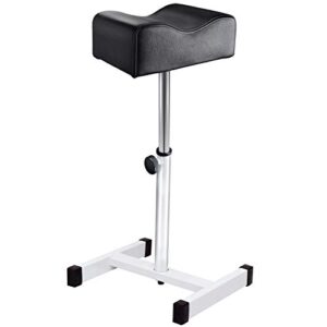 kalolary pedicure manicure footrest adjustable seat height technician nail equipment salon spa (black)