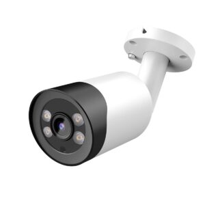 outdoor 8mp full color ip security camera with 2.8mm lens, full-time color night vision bullet camera with motion detection, built-in mic, wdr, ip67 waterproof