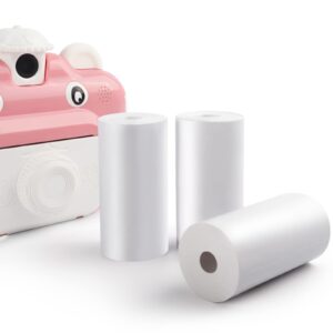 3 rolls refill print paper for barchrons instant print camera, zero ink thermal paper, print paper tp57a