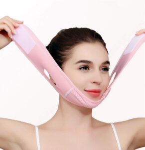 v line face lift for women eliminates sagging skin lifting firming anti aging, facial slimming strap, pain free face lifting belt, double chin reduce1