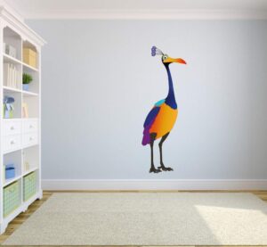 kevin the bird up movie cartoon cbaracters decors wall sticker art design decal for girls boys kids room bedroom nursery kindergarten house home decor stickers wall art vinyl decoration (40x35 inch)