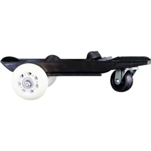 pearlead abs tri-dolly motorcycle wheel moving dolly with fixed belt straps 330-lb load capacity