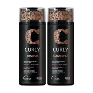 truss curly shampoo and conditioner set bundle