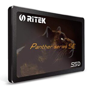 ritek 240gb ssd (internal solid state drive) 3d nand 2.5" sata iii 6gb/s ultra slim 7mm up to 550 mb/s panther se