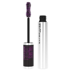 maybelline the falsies lash lift washable mascara volumizing, lengthening, lifting, curling, multiplying, eye makeup, ultra black, 1 count