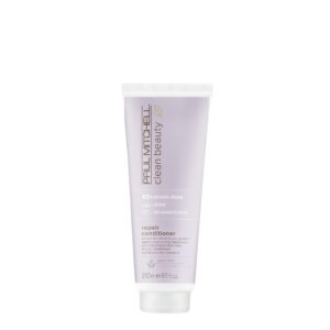 paul mitchell clean beauty repair conditioner, strengthens, balances moisture, for damaged, brittle hair, 8.5 fl. oz.