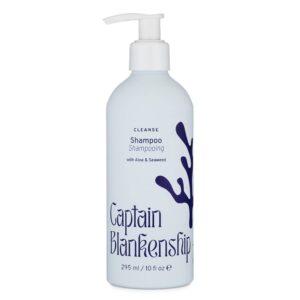 captain blankenship cleanse shampoo | nourishes, hydrates & restores shine to dry, dull hair | color-safe, organic, sulfate-free, vegan haircare - 10 oz