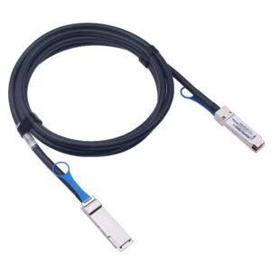 10gtek 100g qsfp28 dac cable - 100gbase-cr4 qsfp28 to qsfp28 passive direct attach copper twinax cable for cisco qsfp-100g-cu0.5m, ubiquiti, arista, supermicro and more, 0.5-meter(1.6ft)