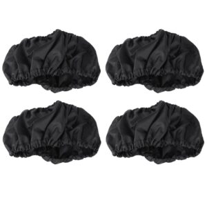 viagasafamido stroller dustproof cover, 4 pcs/set child kid baby stroller wheel covers black dustproof accessories(s)