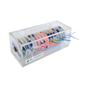 j&j ortho orthodontic elastic power chain dispenser reel box with lid