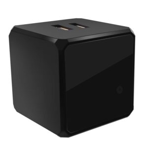 total invisible covert 940nm ir charging cube with light sensor (6 high power led illuminator array) 30ft range, 150 deg, 5vdc