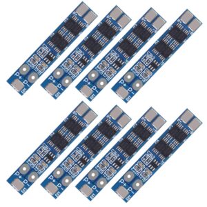 aceirmc 2s 7.4v 8.4v 8a 18650 charger pcb bms protection board for li-ion lithium battery cell (8pcs)