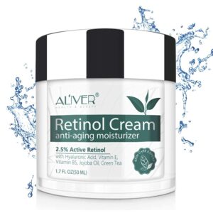 ifudoit retinol cream for face, face moisturizer with 2.5% retinol, hyaluronic acid, day and night anti-aging moisturizing cream for women and men, for all skin types