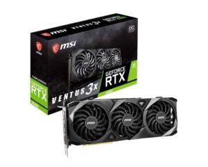 msi rtx 3090 ventus 3x 24g oc graphics card 24 gb gddr6x 384 bit 7680 x 4320 pixels pci express gen 4