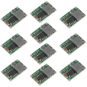 almocn 10pcs mini360 3a dc voltage step down power converter buck module mp2307 4.75v-23v to 1v-17v