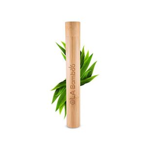 ola bamboo - bamboo toothbrush holder, reusable toothbrush travel case, eco travel essentials