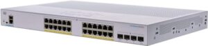 cisco business cbs350-24p-4g managed switch | 24 port ge | poe | 4x1g sfp | limited lifetime protection (cbs350-24p-4g-na