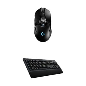 logitech g903 lightspeed wireless gaming mouse & g613 lightspeed wireless mechanical gaming keyboard, multihost 2.4 ghz + blutooth connectivity - black