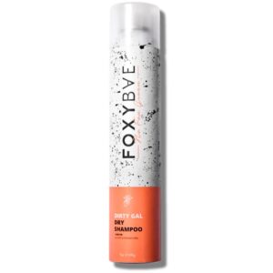 foxybae volumizing dry shampoo spray for women - with biotin for hair growth - for dark, brunette & blonde hair - refreshing & non-toxic