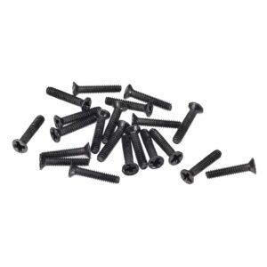 uxcell m2 x 10mm phillips screws fastener black for laptop pc tv fan switch 350pcs