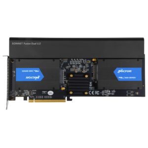 sonnet technologies fusion dual u.2 ssd pcie card