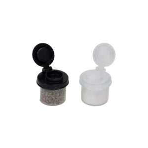 all new salt and pepper shakers, moisture proof lids, portable for any outdoor activity (2 mini)