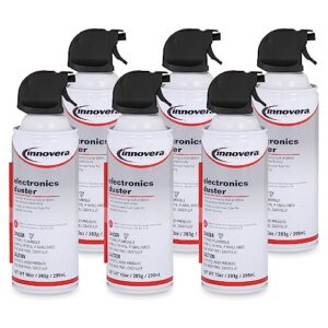 innovera 10016-bndl 10 oz. compressed air duster cleaner (6/pack)