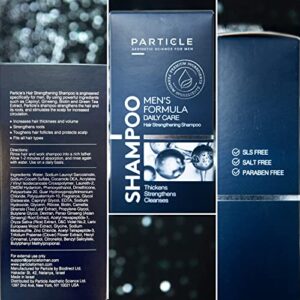 particle hair growth shampoo for men (13.52 oz) - for thickening, strengthening & cleansing hair - sulfate free & paraben free hair loss shampoo for men (1 pack, 13.52 oz)