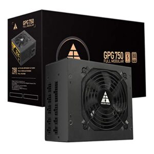 golden field gpg750 power supply 750w full modular 80+ gold certified computer pc atx psu 5 years warranty