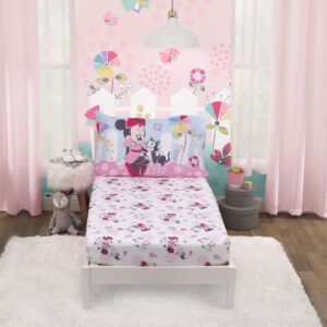 disney minnie mouse pink sheet set