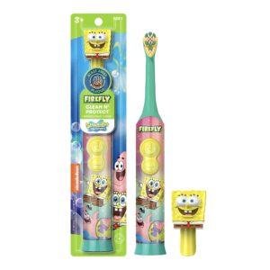 firefly clean n' protect spongebob power toothbrush, 1 count(pack of 1)