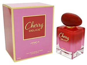 johan b cherry delice eau de parfum spray for women, 2.8 ounce