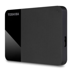 toshiba 1tb canvio ready – 2.5 inch portable external hard drive with superspeed usb 3.2 gen 1, compatible with microsoft windows 7, 8 and 10, black (hdtp310ek3aa)