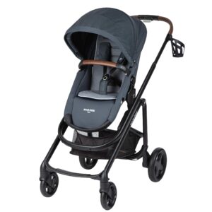 maxi-cosi tayla stroller, modular lightweight stroller seat, parent or world facing, essential graphite