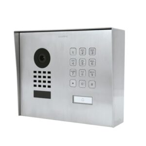 doorbird ip video door station d1101kh modern, surface-mount, stainless steel v2a, brushed, surface-mounting