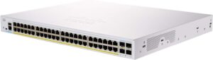 cisco business cbs350-48p-4x managed switch | 48 port ge | poe | 4x10g sfp+ | limited lifetime protection (cbs350-48p-4x-na)