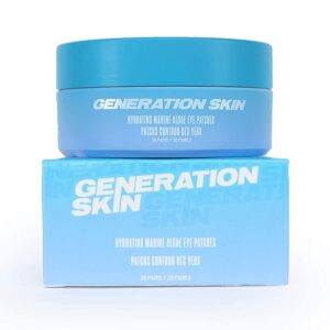 genskin generation skin hydrating marine algae eye patches | hydrate, plump, brighten eye area 180g/6.34 oz - 30 pairs