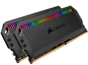 corsair dominator platinum rgb 32gb (2x16gb) ddr4 3600 (pc4-28800) c18 1.35v - black