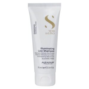 alfaparf milano semi di lino diamond illuminating travel size sulfate free shampoo (2.54 fl oz)