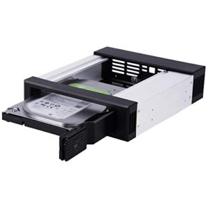 silverstone technology fs301, hot-swappable, tray-less 5.25" to 3.5" sas/sata device bay, sst-fs301